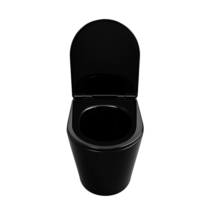 Black Helsinki Pedestal - Green Loo - Composting Toilets